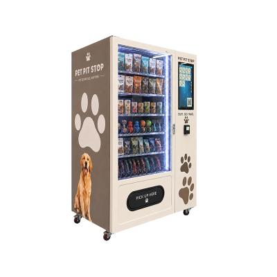 China WEIMI Smart Pet Supplies Vending Machine with Side Locker Cabinet for 24/7 Mall Retail for sale