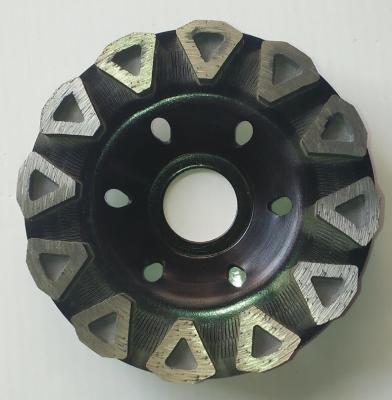 China Double Sided 8 Inch Diamond Concrete Angle Grinder Grinding Wheel for sale