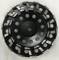 China Double Sided 8 Inch Diamond Concrete Angle Grinder Grinding Wheel for sale