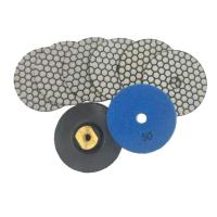 China Dry Resin Flexible Grinding Discs , 100mm Marble Sanding Discs for sale