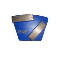 China 16 Grit Redi Lock Diamond Segments Trapezoidal Grinding Tool With Two Diamond Bars for sale