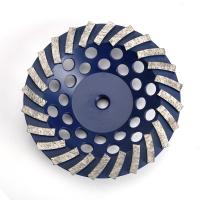 China 24 Segmented Turbo Cup Grinding Wheel 7 Inch for Surface Grinding for sale