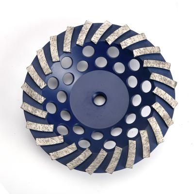 China 24 Segmented Turbo Cup Grinding Wheel 7 Inch for Surface Grinding for sale