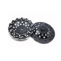 China Soft Bond Diamond Cup Wheels 7 Inch 5 Inch With 14 Z Segments for sale