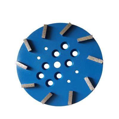 China OEM / ODM 10 Inch Diamond Grinding Wheels Concrete Grinding Head for sale
