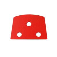 China Terrazzo Epoxy Removal Tools Hard Bond Red Concrete Grinding Shoes for sale