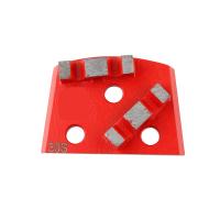 China Terrazzo Epoxy Removal Tools Hard Bond Red Concrete Grinding Shoes for sale