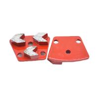 China Trapezoidal Metal Bond Tooling Concrete Grinding Diamond Tools 2 / 3 Segments for sale