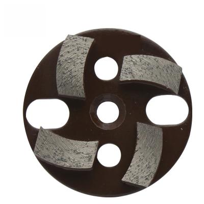 China 100mm 4 Bar Diamond Grinding Tools Blocks 3 Inch 4 Inch For Concrete Floor for sale
