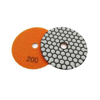 China Round 3000 Grit Diamond Polishing Pads 4 Inches 2.2mm - 2.6mm Thickness for sale