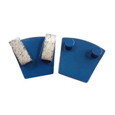 China 80 Grit 120 Grit Concrete Grinder Shoes , Diamond Grinding Segment for sale