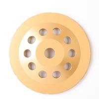China Double Row Diamond Grinding Cup Wheel , 5 Inch 4 Inch Diamond Grinding Wheel for sale