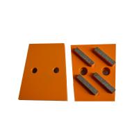 China 4 Segment Diamond Grinding Tools Wedge Block For Terrazzo / Granite Floor for sale