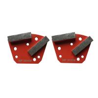 China Trapezoid Concrete Diamond Tools Shoes 16# Bar Segment 40*10*10mm Size for sale