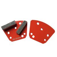China Trapezoid Concrete Diamond Tools Shoes 16# Bar Segment 40*10*10mm Size for sale