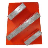 China Trapezoid Diamond Grinding Block 8mm Thickness With Bar Segments for sale