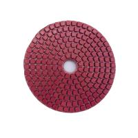 China Wet Diamond Grit Polishing Pads 6 Inch 0.8mm Thickness For Floor Polishing for sale