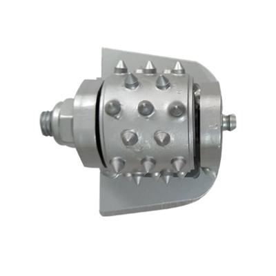 China Tungsten Carbide Bushing Hammer Tool Multi Roll Grinding Wheel For Stone Concrete for sale