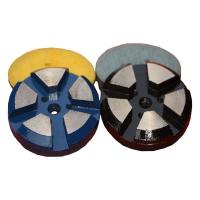 China Durable 10mm Concrete Diamond Tools 3 Inch Diamond Polishing Pads For Klindex Machine for sale