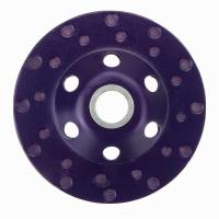 China 100mm Diamond Concrete Grinding Cup Wheel Customized With 12 Sharp Segments for sale
