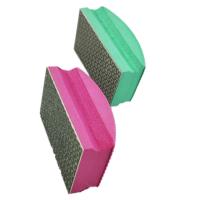 China YSD Concrete Polishing Tools Electroplated Diamond Pads With Soft Foam Backing for sale