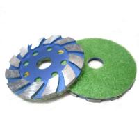 China 4'' 100mm Diamond Polishing Tools  , Concrete Grinding Pads For Angle Grinder for sale