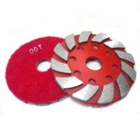 China 4'' 100mm Diamond Polishing Tools  , Concrete Grinding Pads For Angle Grinder for sale