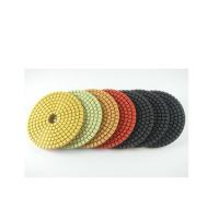 China 7 Step Wet Diamond Floor Polishing Pads For Concrete / Floor Renovation for sale
