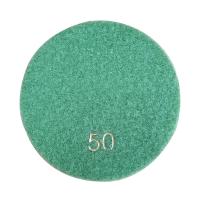 China Small Cylindrical Resin Concrete Polishing Tools  4'' 100mm Round Flexible Type for sale
