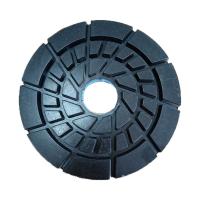 China Small Cylindrical Resin Concrete Polishing Tools  4'' 100mm Round Flexible Type for sale