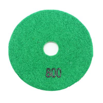 China 4 Inch 210mm Diamond Metal Abrasive Polishing Pad 100# 120# 140# 160# for sale
