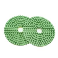 China 4 Inch 210mm Diamond Metal Abrasive Polishing Pad 100# 120# 140# 160# for sale