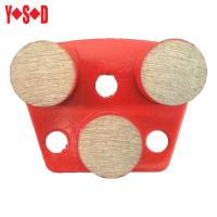 China Grit 30 Concrete Polishing Tools Trapezoid Diamond Grinding Tools With 3 Drum Segment for sale