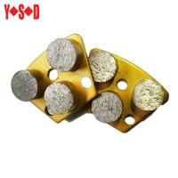 China Grit 30 Concrete Polishing Tools Trapezoid Diamond Grinding Tools With 3 Drum Segment for sale