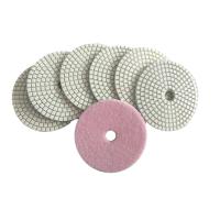 China 6 Inch Round Diamond Grinding Pads For Concrete / Granite for sale