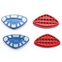 China 100mm Resin Bond Tooling Red Grit 120 Concrete Polishing Tools for sale