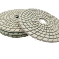 China Diamond Dry Concrete Polishing Pads Grit 50 Grit 100 With Water Mill for sale