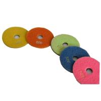 China Resin Bond Diamond Concrete Polishing Pads 100mm 3 Inch 4 Inch for sale
