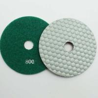 China 3mm Concrete Polishing Pads Resin Bonded Flexible Diamond Polishing Pads for sale