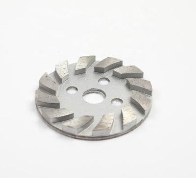 China Round Diamond Grinding Disc 6 Inch 50 Grit Diamond Polishing Pad for sale