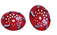 China Round Diamond Grinding Disc 6 Inch 50 Grit Diamond Polishing Pad for sale