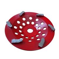 China Round Diamond Grinding Disc 6 Inch 50 Grit Diamond Polishing Pad for sale