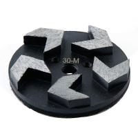 China Black 6 Inch 220mm Concrete Diamond Grinding Disc For Polishing Metal for sale