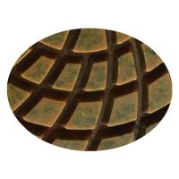 China Wet Machining 4 inch 3 Step Diamond Polishing Pads For Concrete for sale