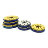 China 5 Inch 6 Inch Diamond Polishing Pads / 125mm Snail Lock Polishing Pads for sale