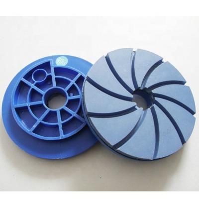 China 5 Inch 6 Inch Diamond Polishing Pads / 125mm Snail Lock Polishing Pads for sale