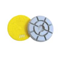 China 10mm Transitional Diamond Toolings Resin Polishing Pads For Concrete Floors for sale