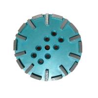 China 10 Inch 250mm Concrete Diamond Tools Metal Bond Diamond Grinding Wheel Disc With 8 Segments for sale