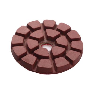China 8 Inch Brown Diamond Dry Polishing Pads 2.2mm With Short Cerium Oxide Grinding Time for sale