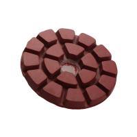 China 8 Inch Brown Diamond Dry Polishing Pads 2.2mm With Short Cerium Oxide Grinding Time for sale